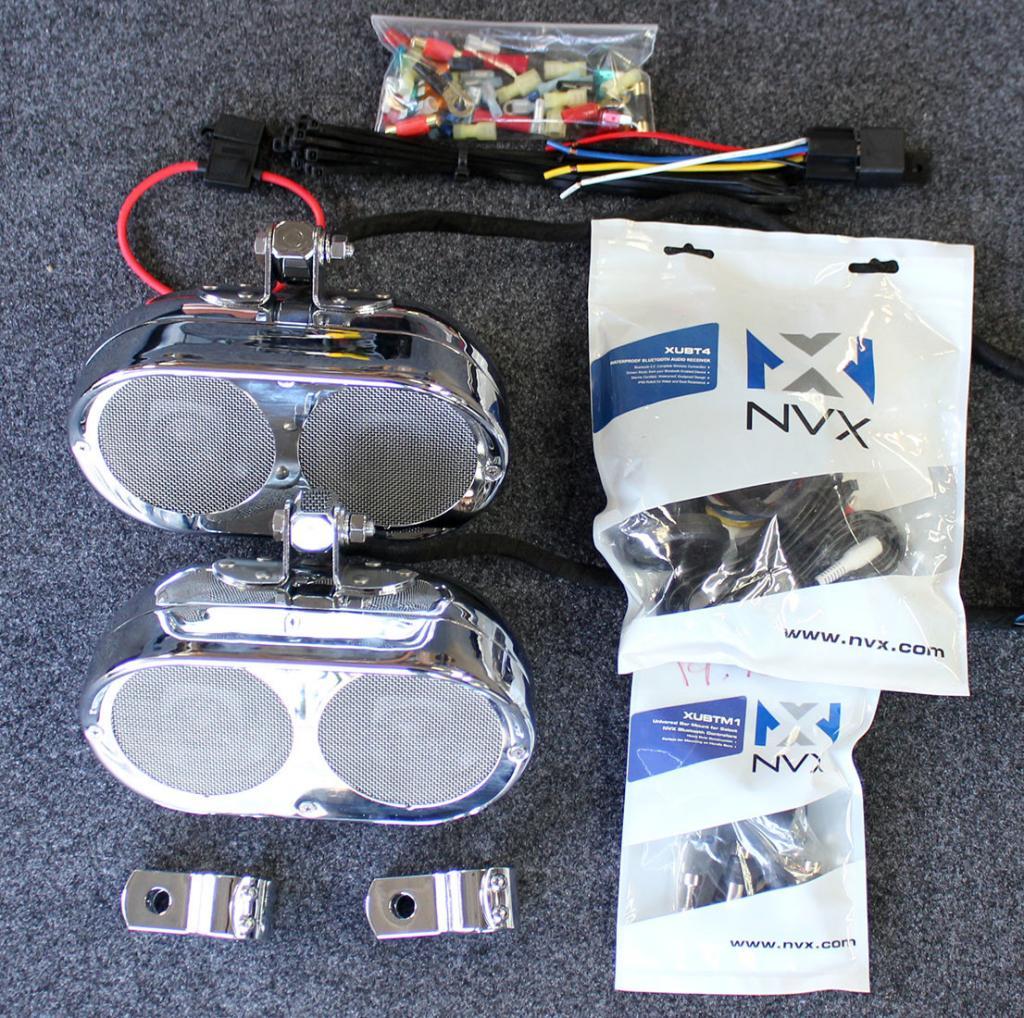 Quad 4 Crash Bar Kit w/ Amp & Bluetooth – So Cal Cycle Sound